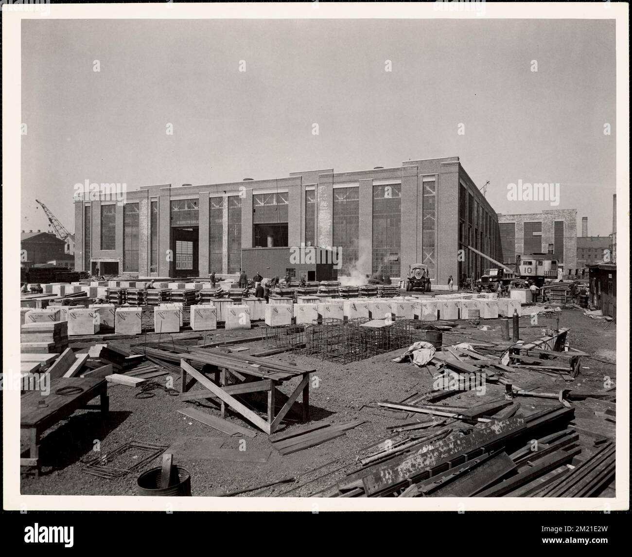 Building #195 - completed in 2/1942 , Buildings, Construction, Navy ...