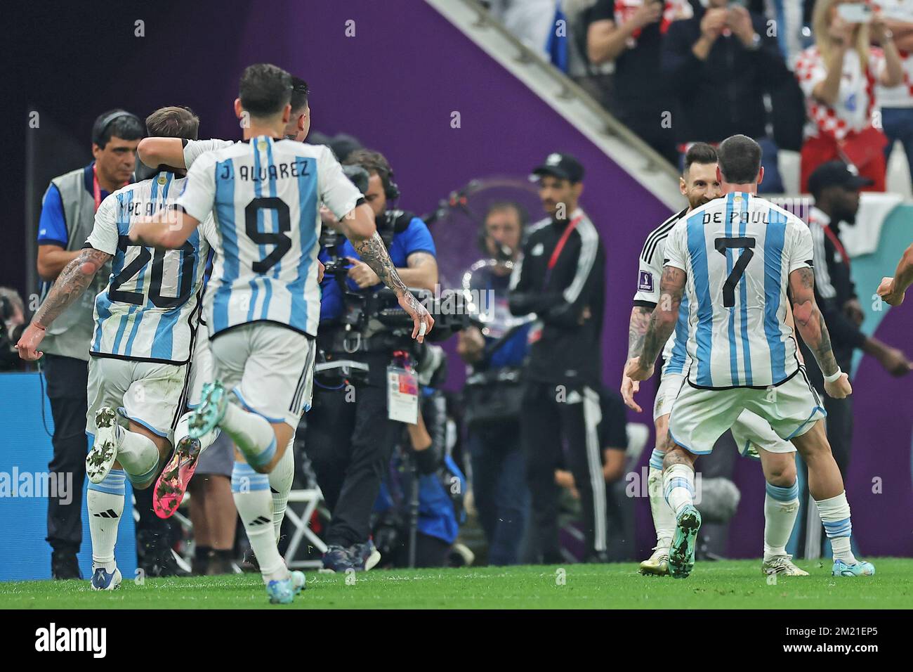 Lusail Iconic Stadium, Lusail, Qatar. 13th Dec, 2022. FIFA World Cup ...