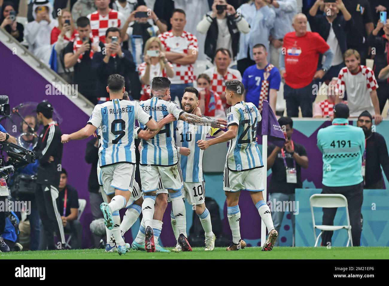 Lusail Iconic Stadium, Lusail, Qatar. 13th Dec, 2022. FIFA World Cup ...