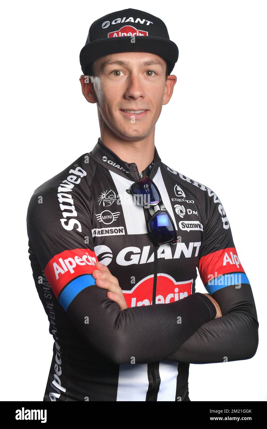 Dutch Lars Van der Haar of Team Giant-Alpecin poses for the ...