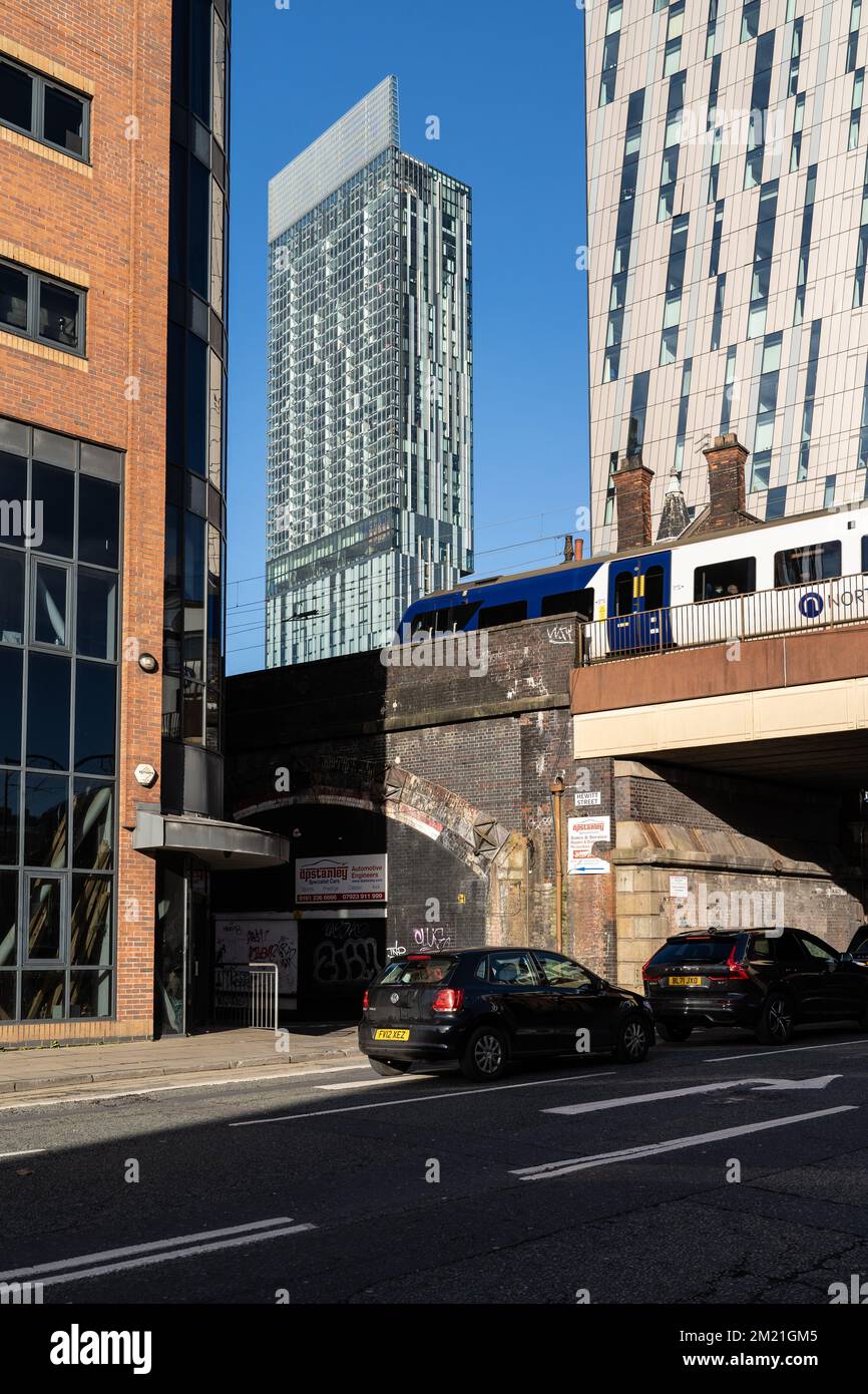 manchester street scenes Stock Photo - Alamy