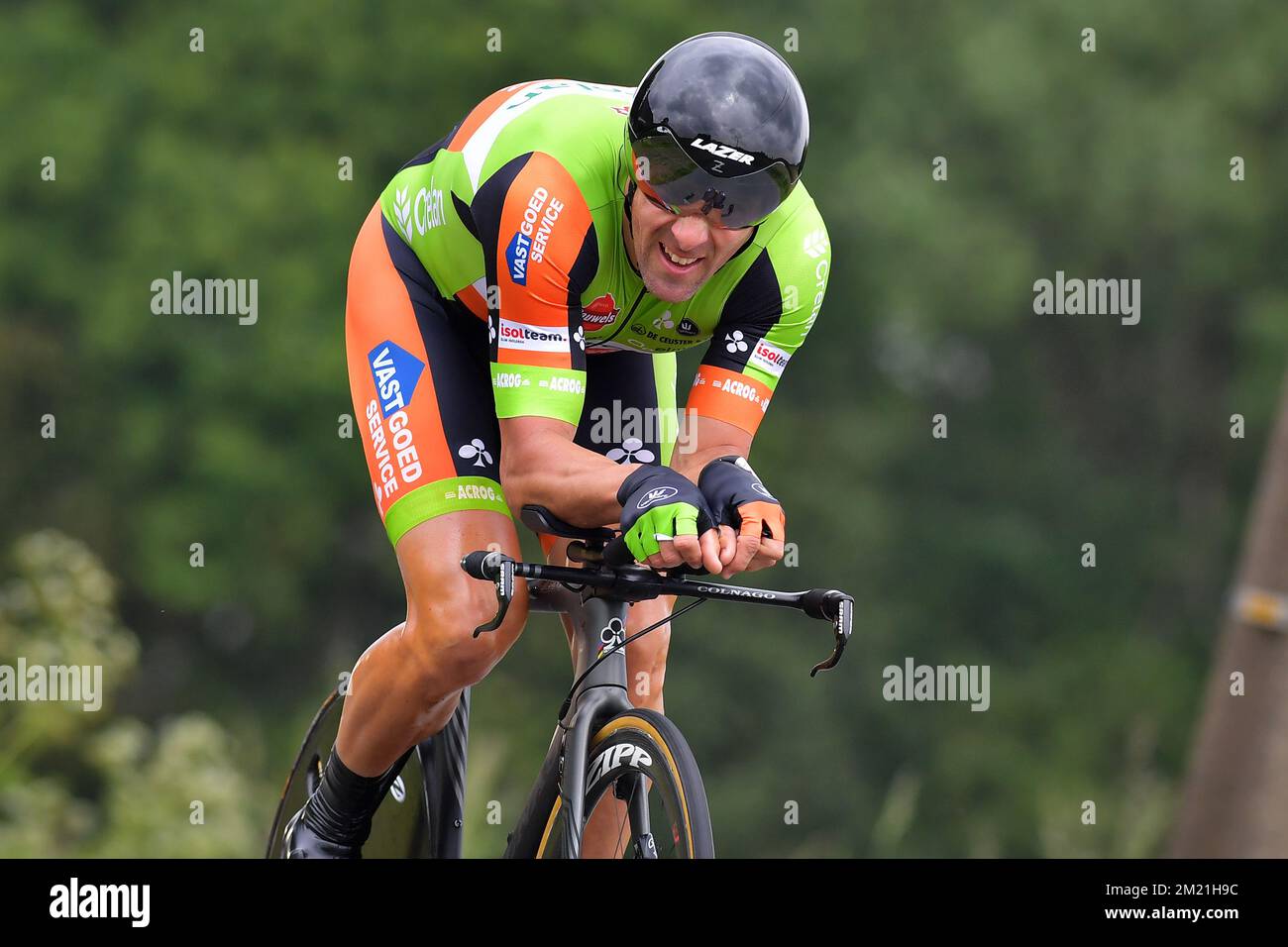 French David Boucher of Crelan-Vastgoedservice pictured in action ...