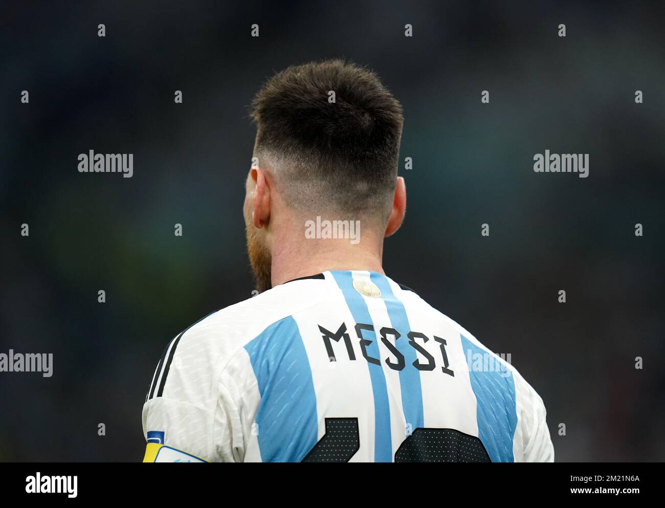 Argentina's Lionel Messi during the FIFA World Cup Semi-Final match at ...