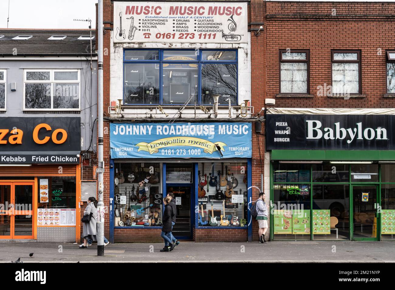 manchester street scenes Stock Photo - Alamy