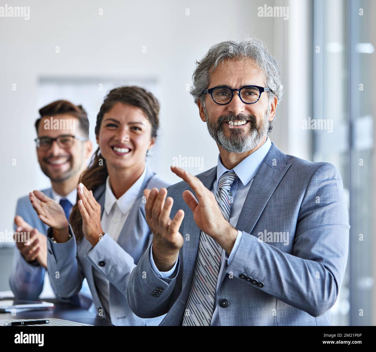 young business people meeting office teamwork group whiteboard presentation seminar creative ...