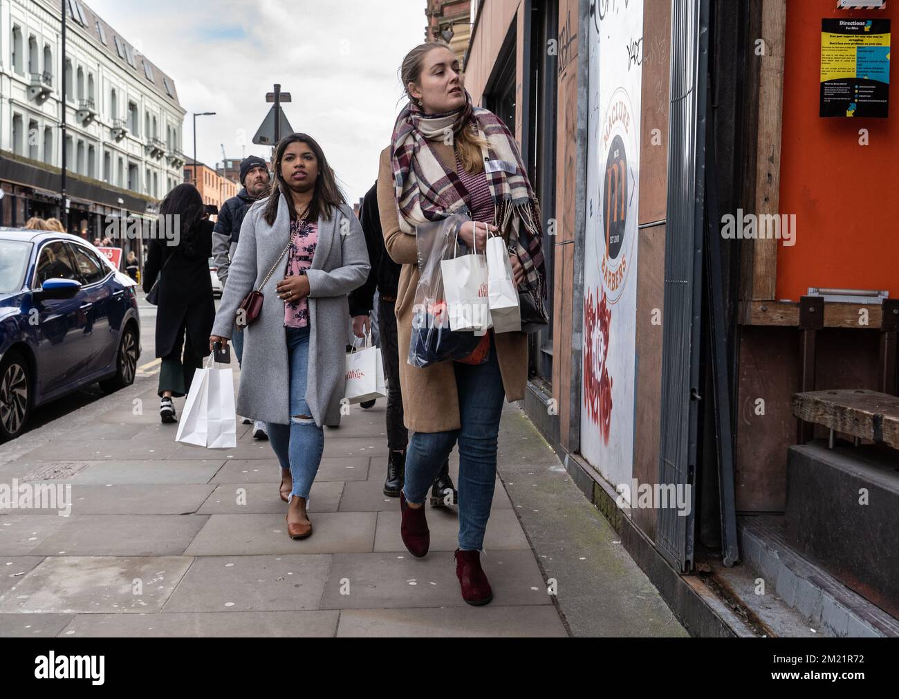 manchester street scenes Stock Photo - Alamy