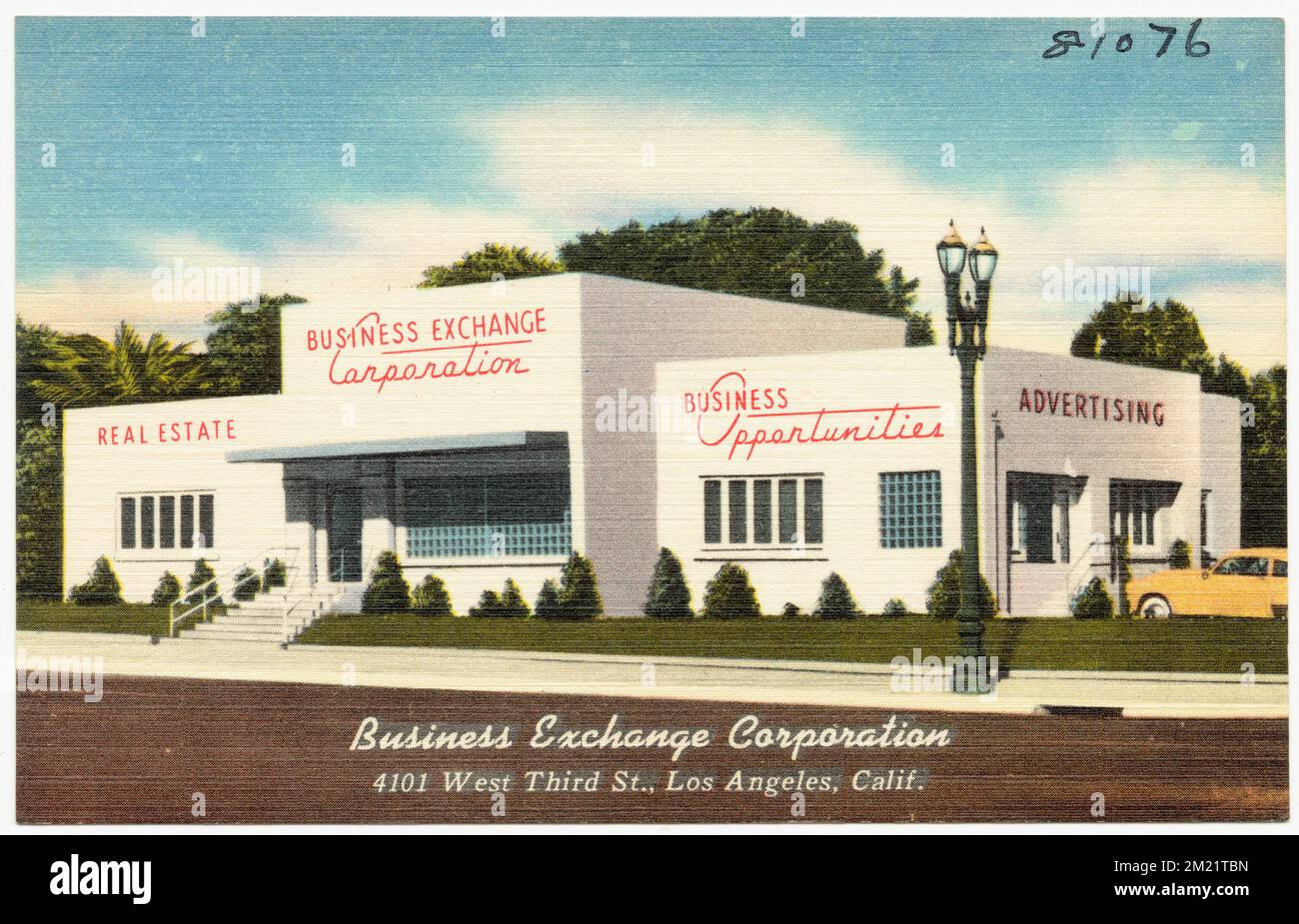 Business Exchange Corporation, 4101 West Third St., Los Angeles, Calif ...