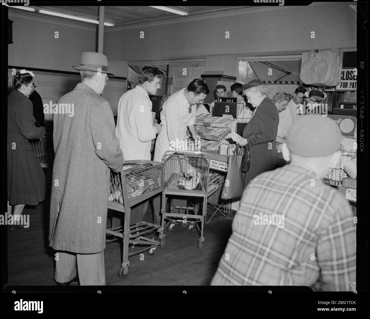 Business district. Super market. First National stores. Chester ...