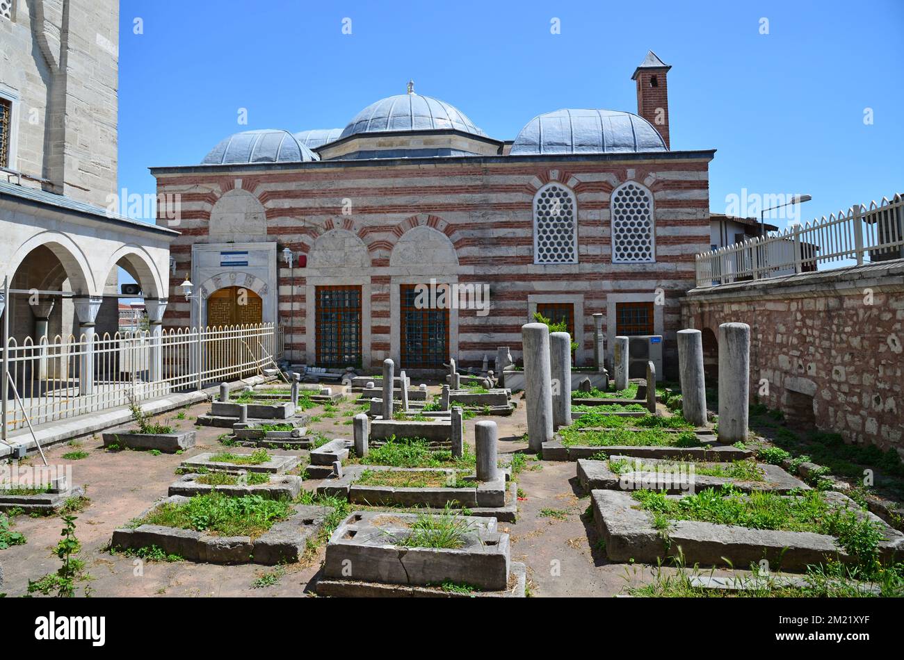 Mihrimah Sultan Mosque and Complex, located in Edirnekapi district of ...
