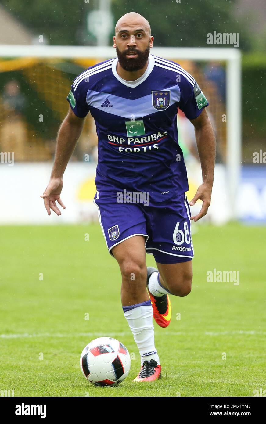Anderlecht's Anthony Vanden Borre pictured in action during a friendly ...