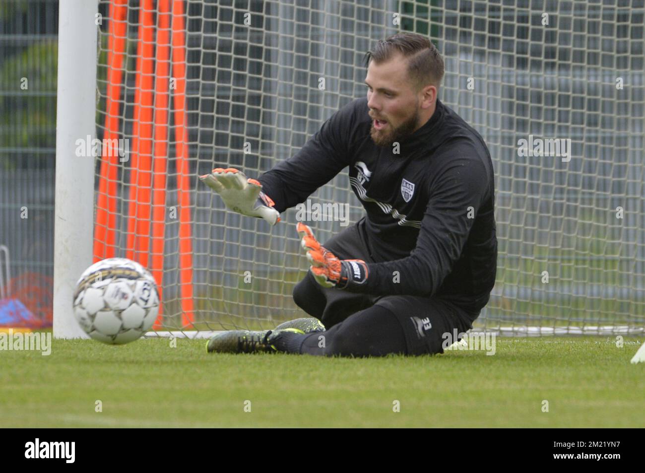 Joseph Biersard pictured during the first training session of Belgian ...