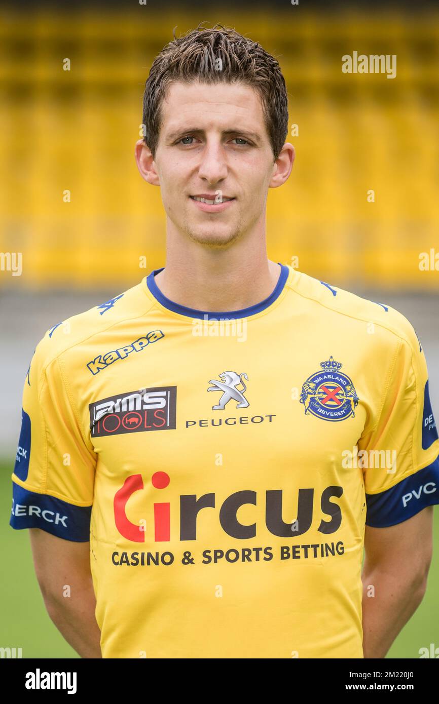 Waaslend-Beveren's Jens Cools pictured during the 2016-2017 season ...