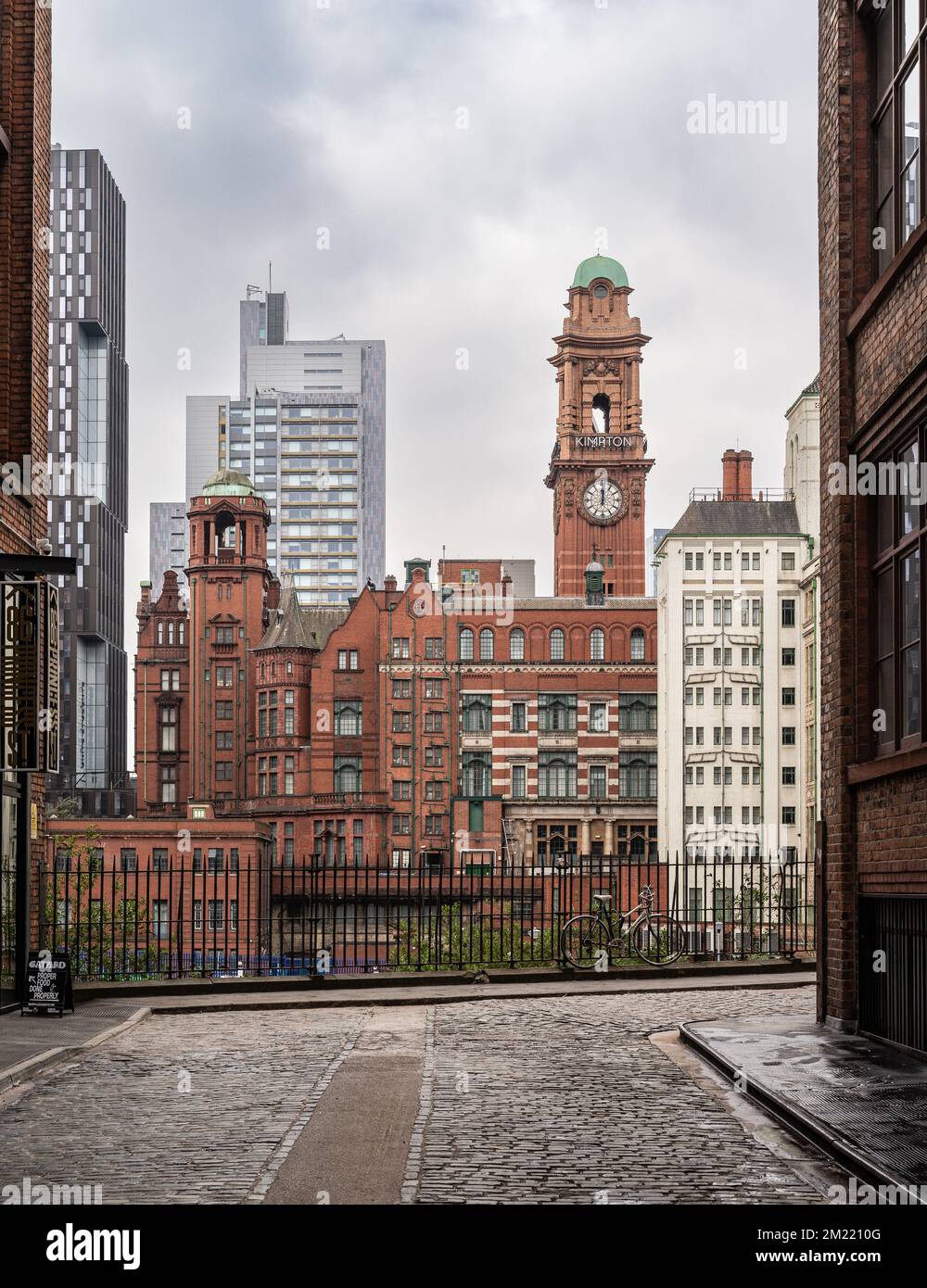 manchester street scene Stock Photo - Alamy