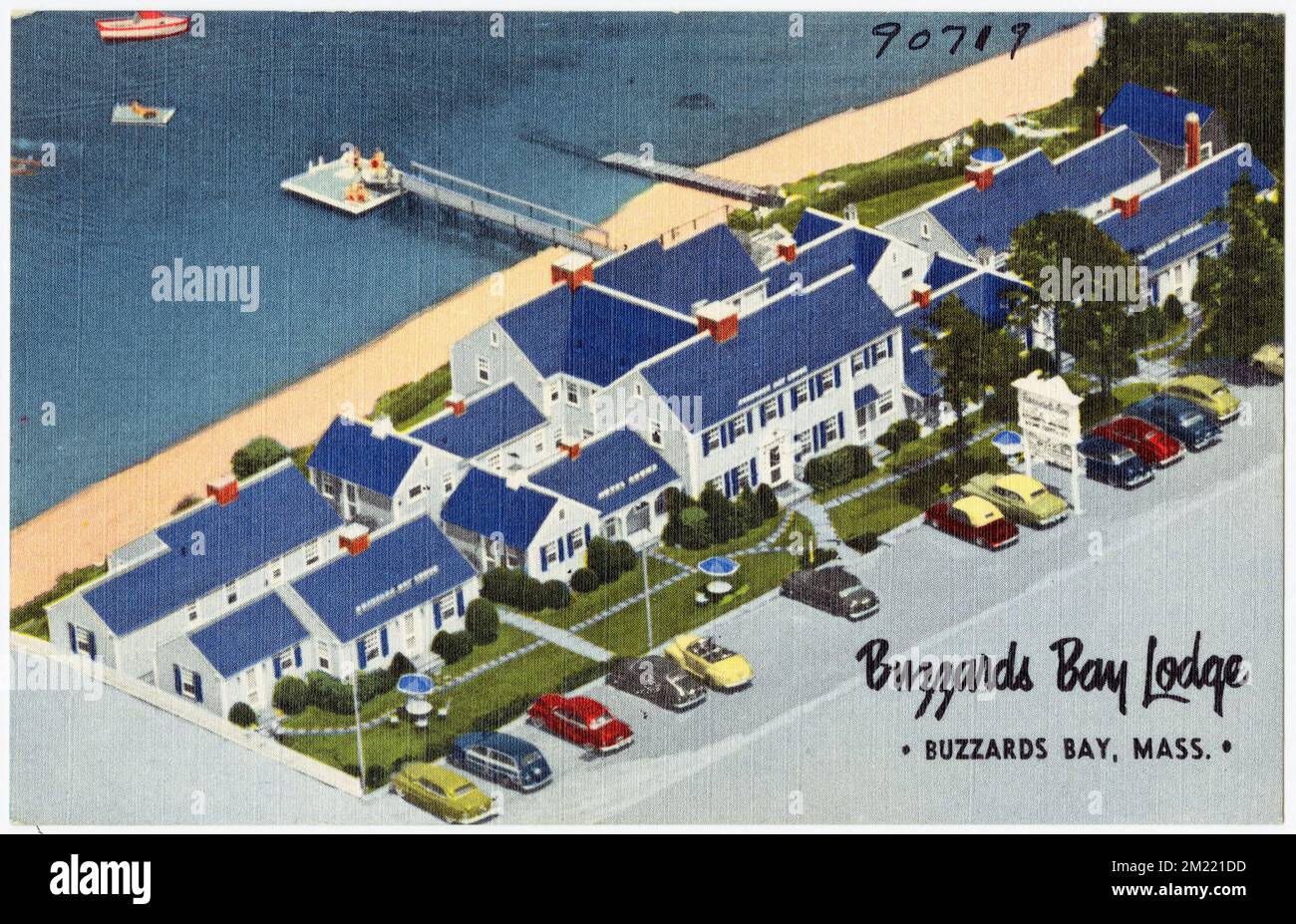 Buzzards Bay Lodge, Buzzards Bay, Mass. , Lodges, Tichnor Brothers ...