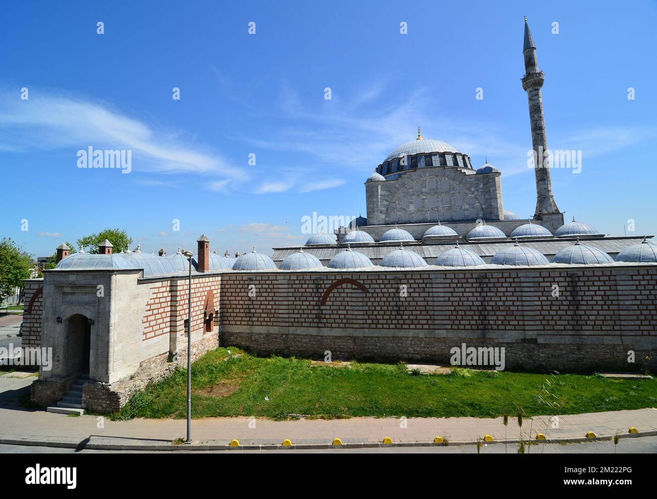 Mihrimah Sultan Mosque and Complex, located in Edirnekapi district of ...