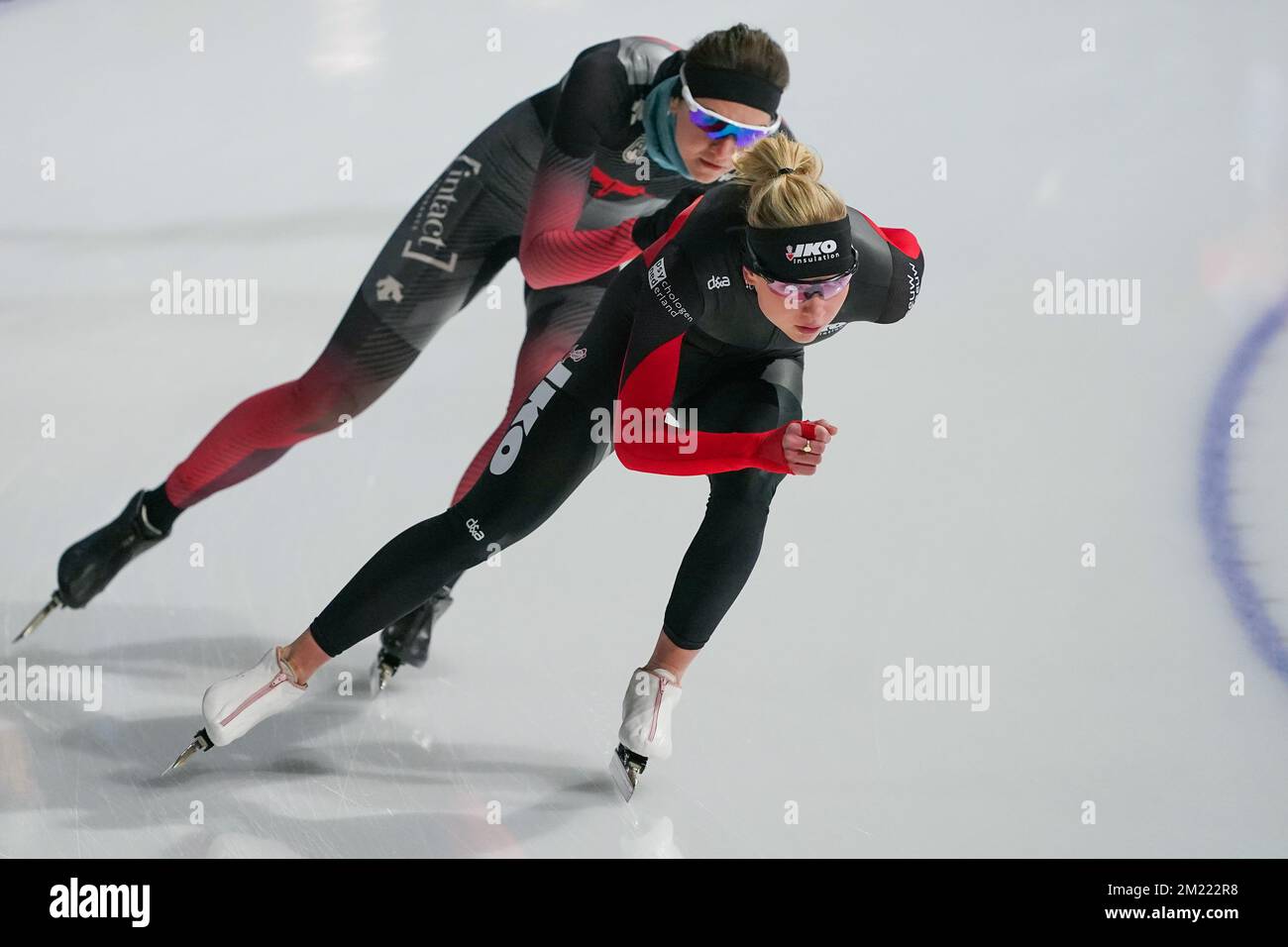 CALGARY, CANADA - DECEMBER 13: Joy Beune of Team IKO during a training ...