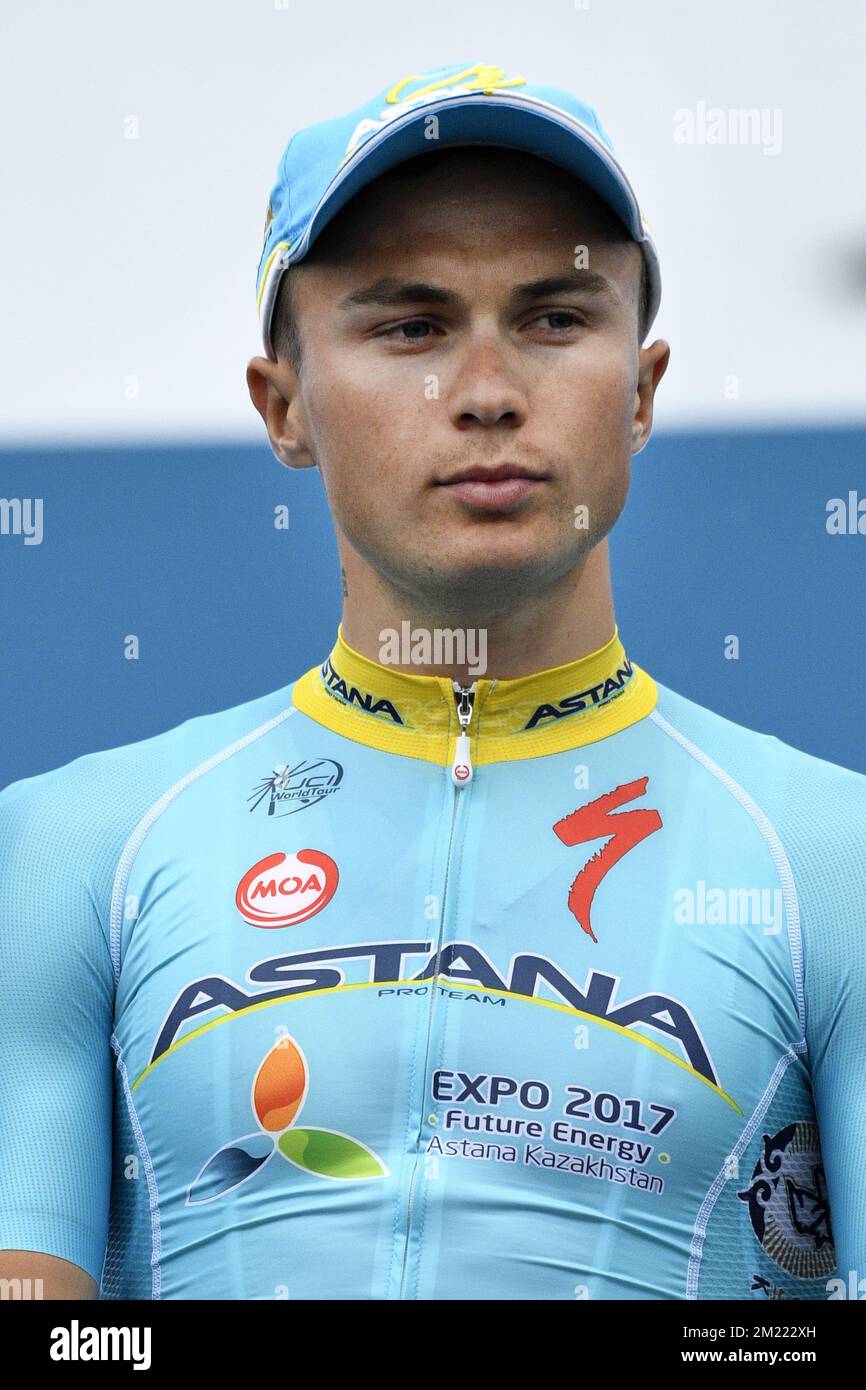 Estonian Tanel Kangert of Astana Pro Team pictured during a team ...