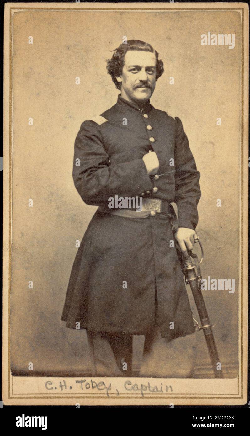 C. H. Tobey, captain , Military officers, Carte de Visite Collection ...