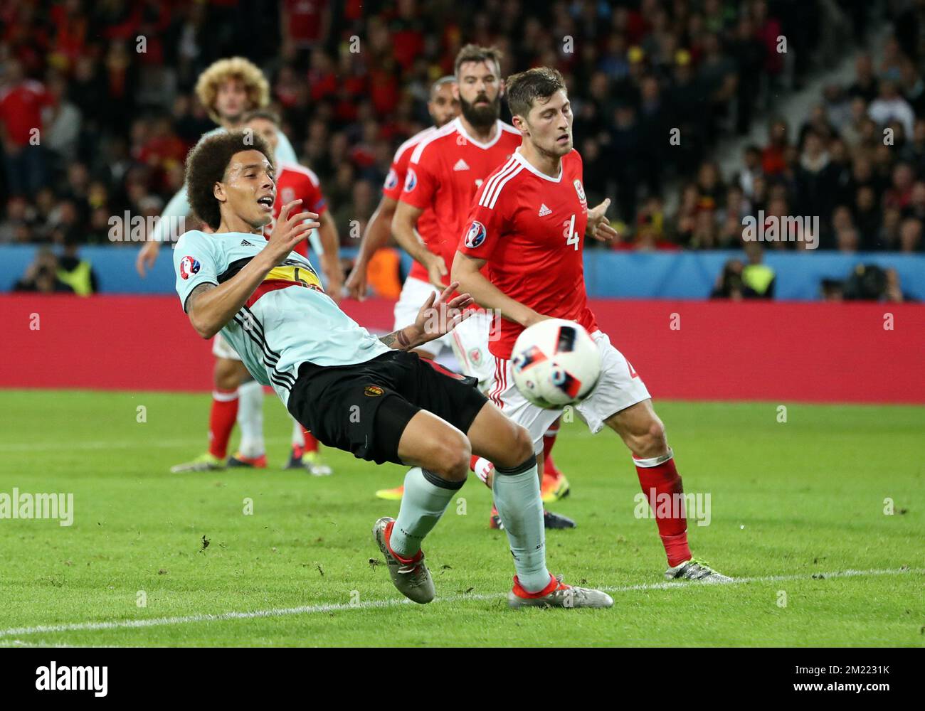 Belgium's Axel Witsel pictured in action during a soccer game between ...