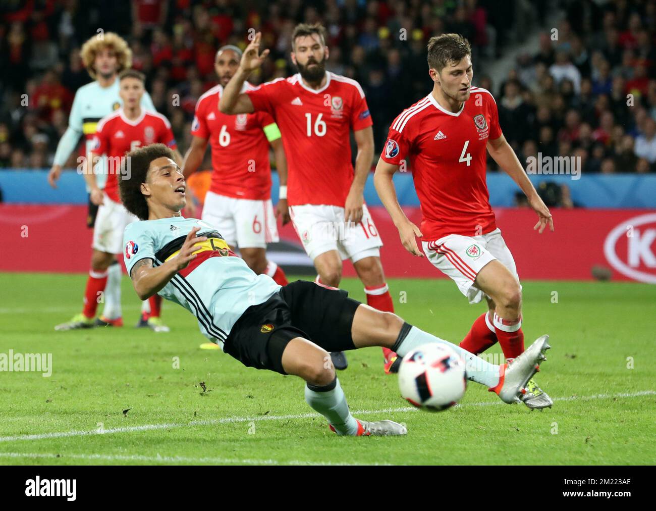 Belgium's Axel Witsel reacts during a soccer game between Belgian ...