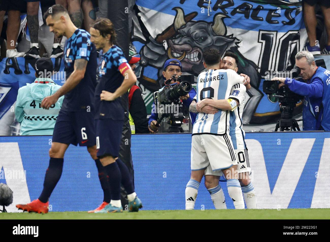 Al Daayen, Qatar. December 13, 2022, AL DAAYEN - (lr) Luka Modric of ...