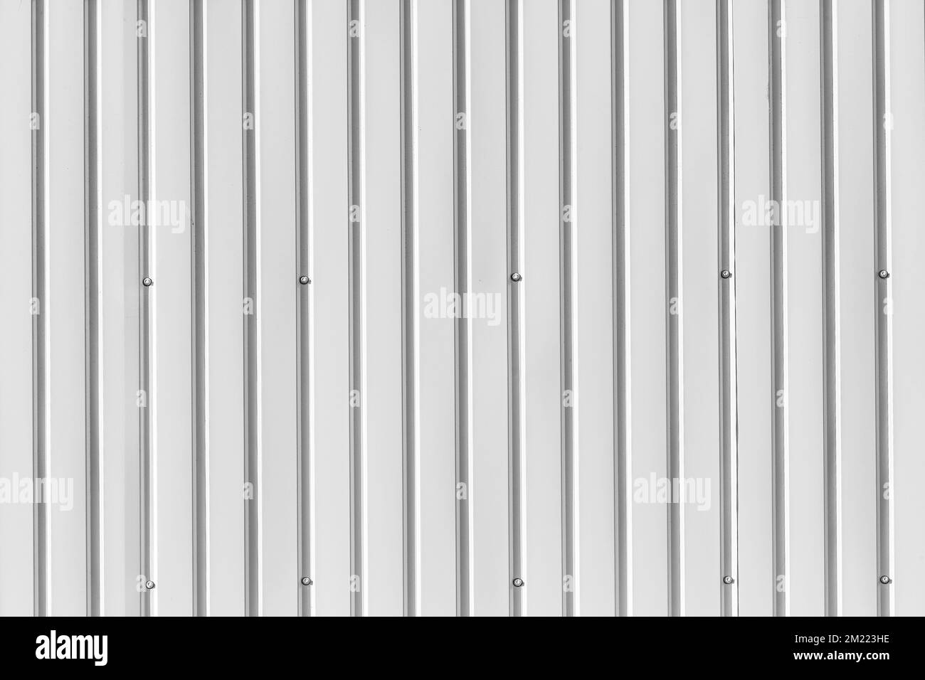 White painted metal fence surface wall texture background Stock Photo ...