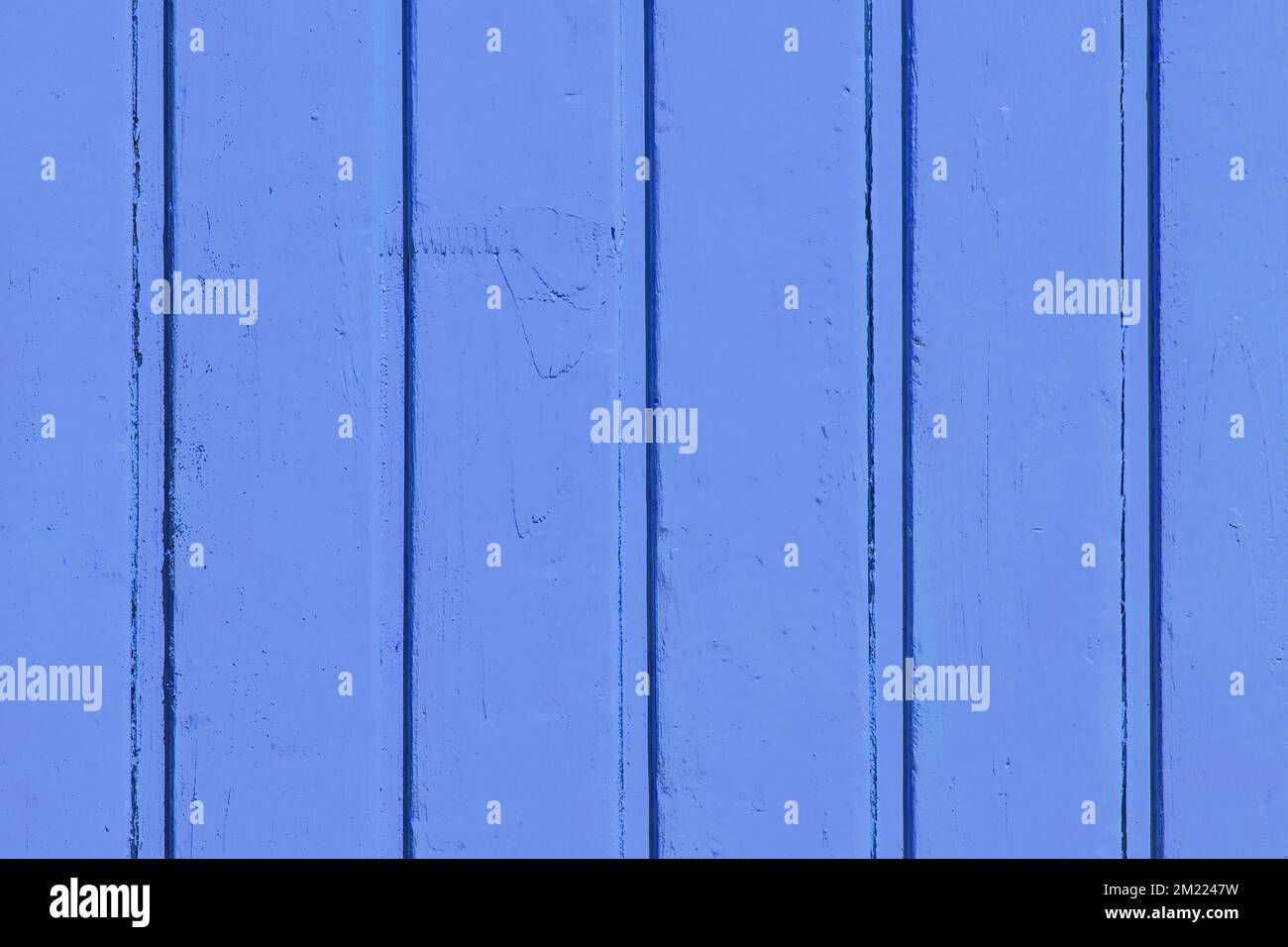 Vertical boards blue color paint wooden surface texture plank ...