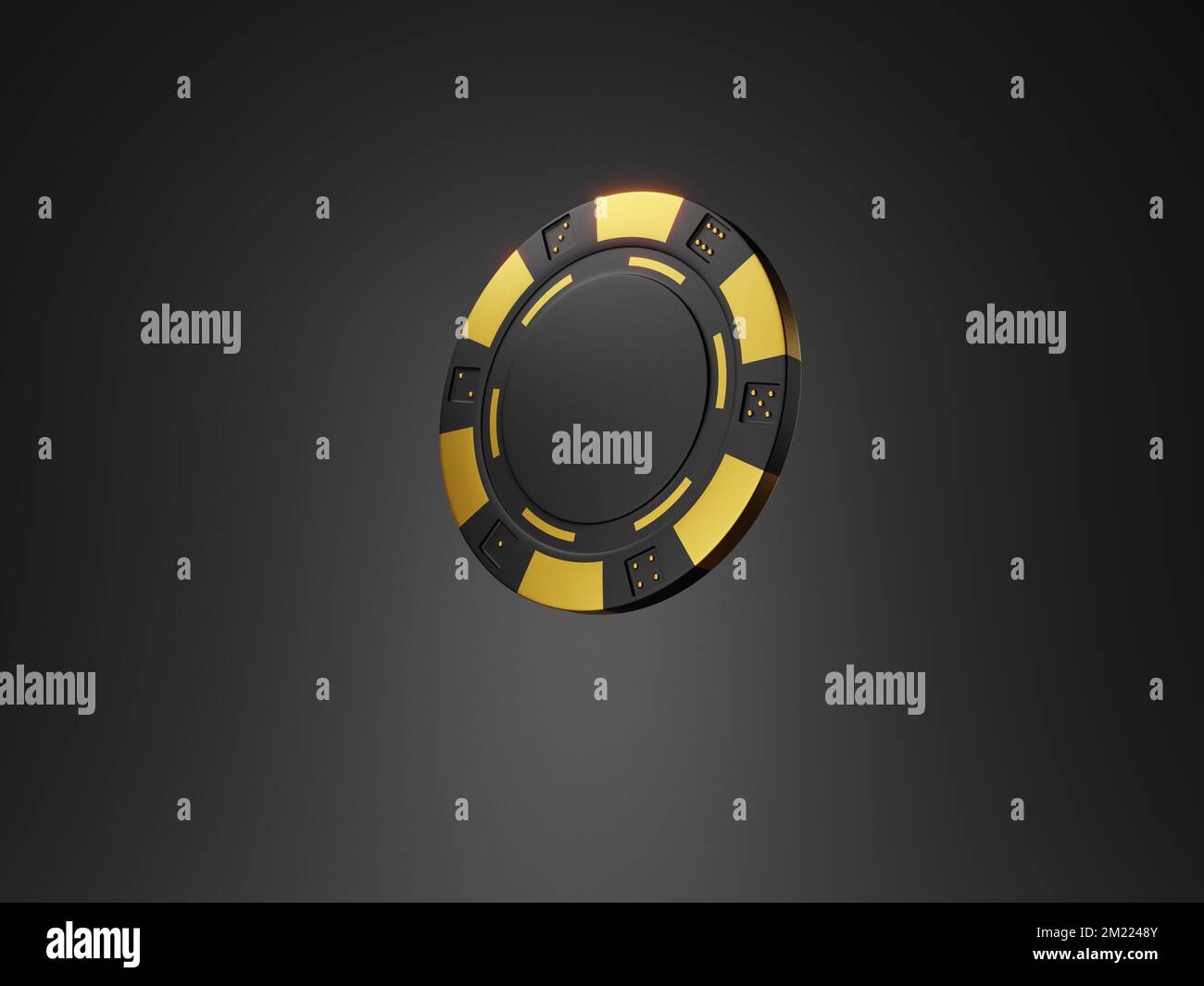 Chip coins floating in the air, 3D rendering, illustration Stock Photo ...