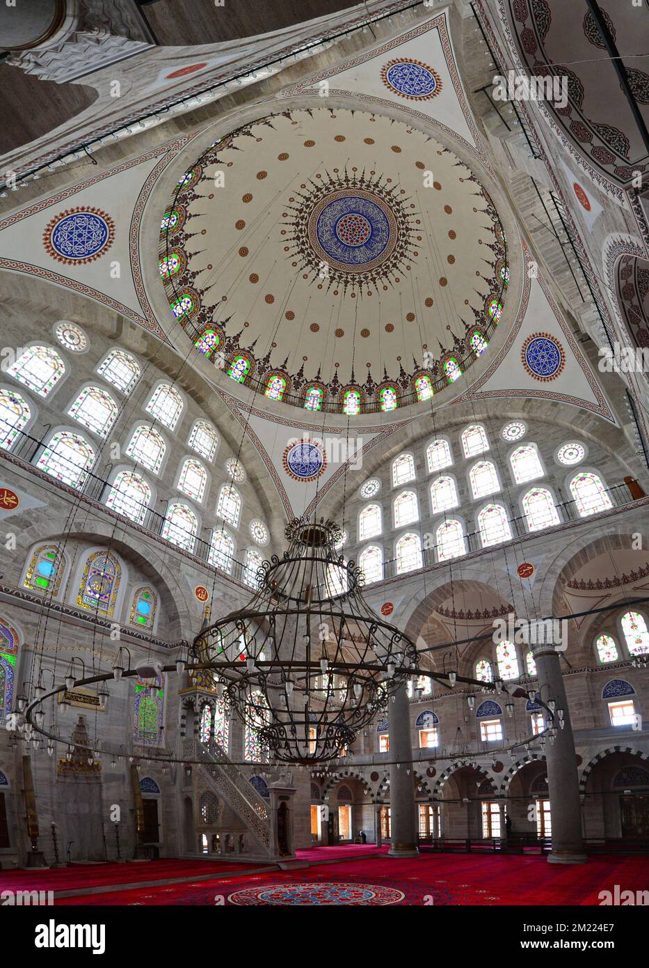 Mihrimah Sultan Mosque and Complex, located in Edirnekapi district of ...