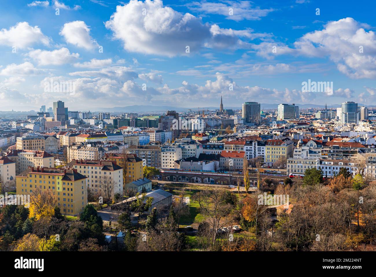 Vienna birds eye view hi-res stock photography and images - Alamy