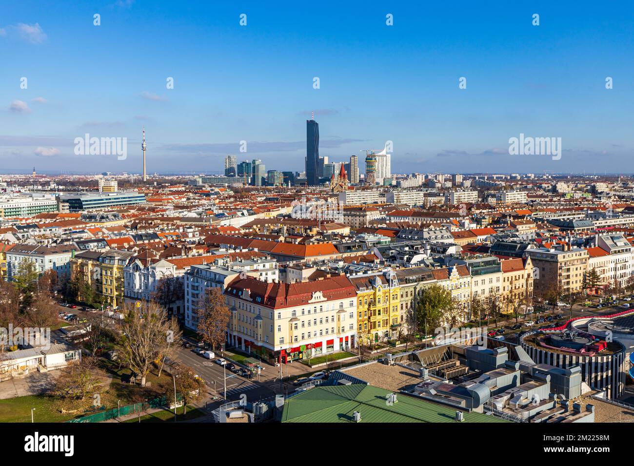 Vienna birds eye view hi-res stock photography and images - Alamy