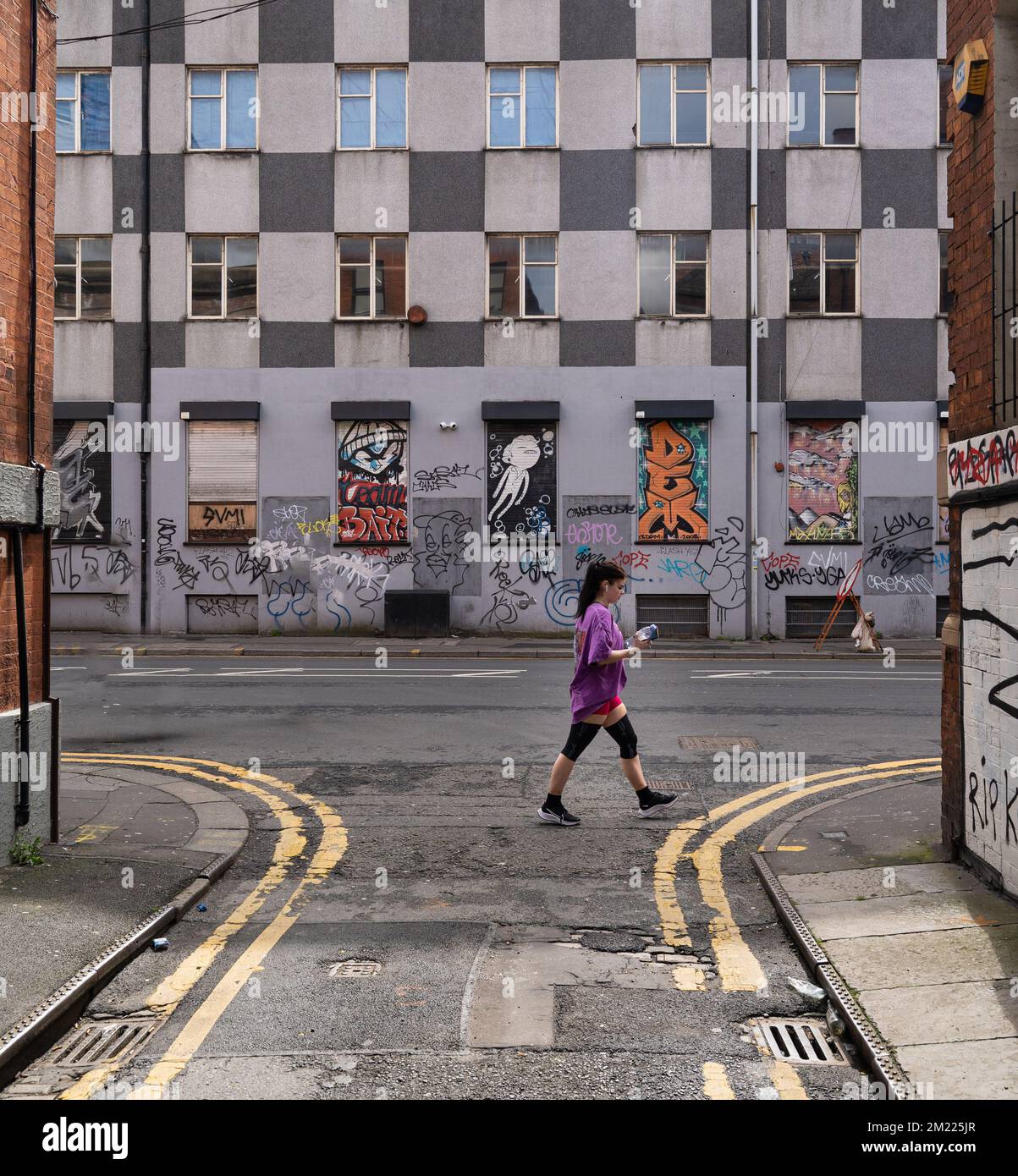 northern quarter street scene Stock Photo - Alamy