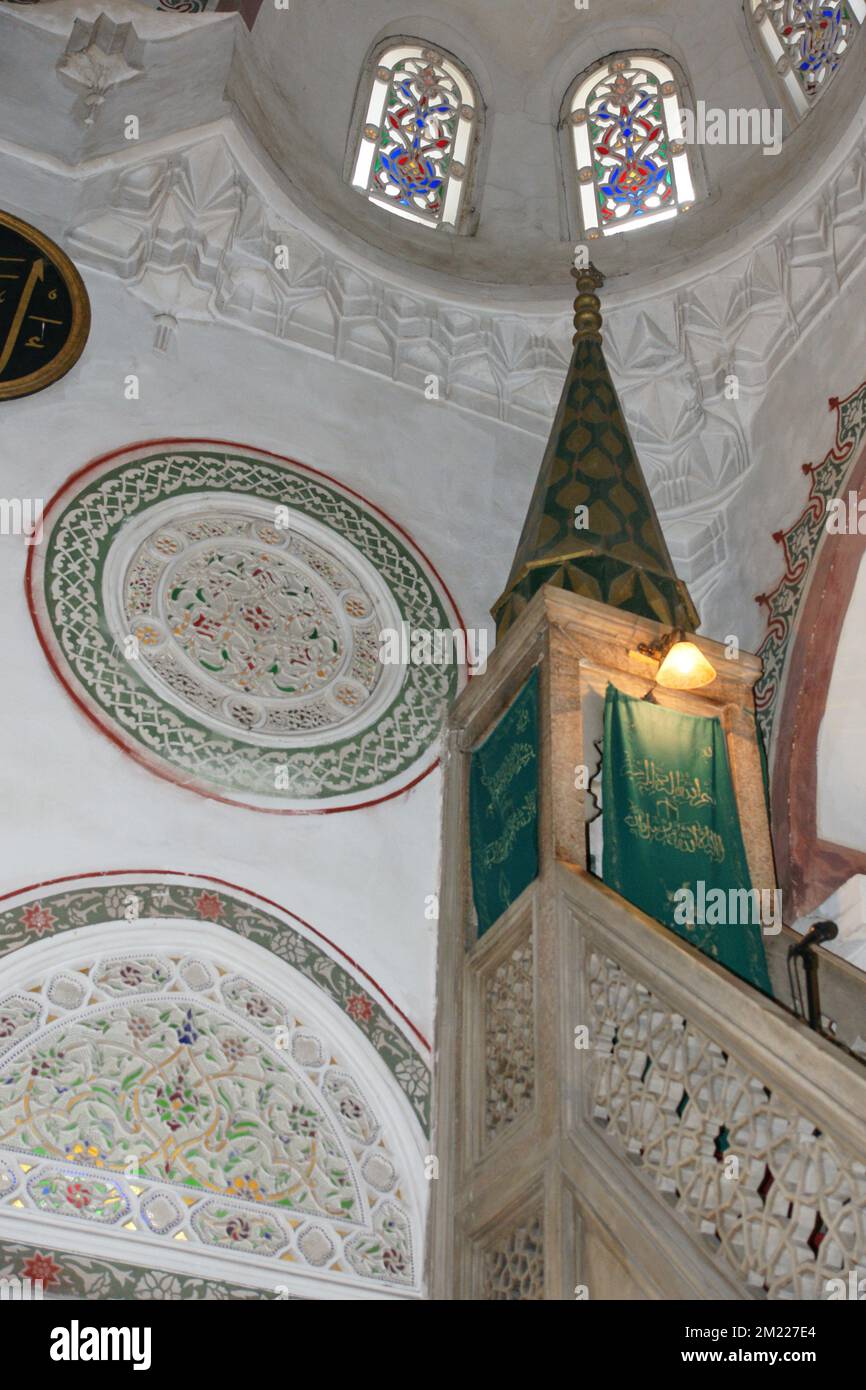 Mihrimah Sultan Mosque and Complex, located in Uskudar district of ...