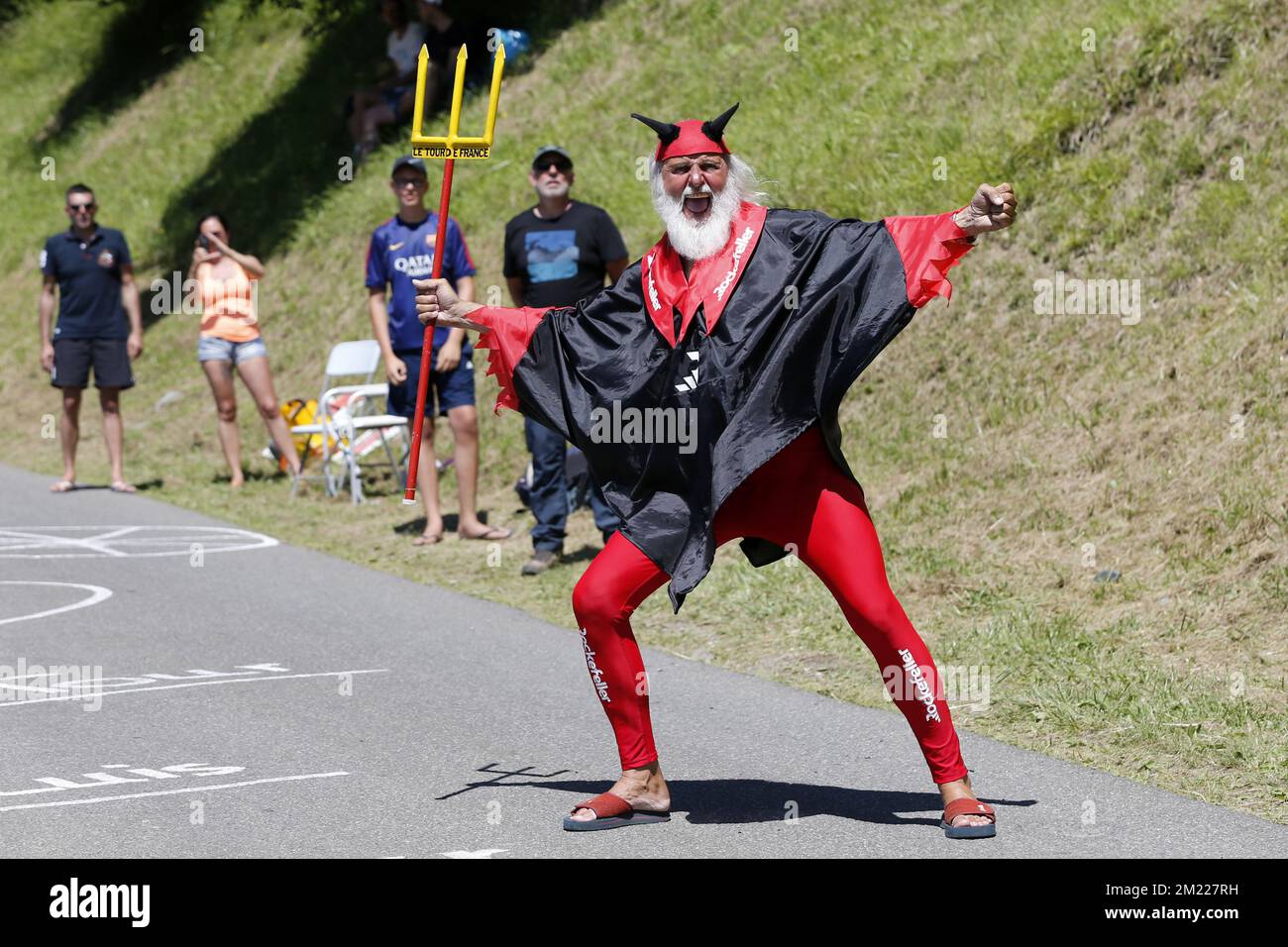 El Diablo Dieter Senft pictured during the eighth stage of the 103rd ...