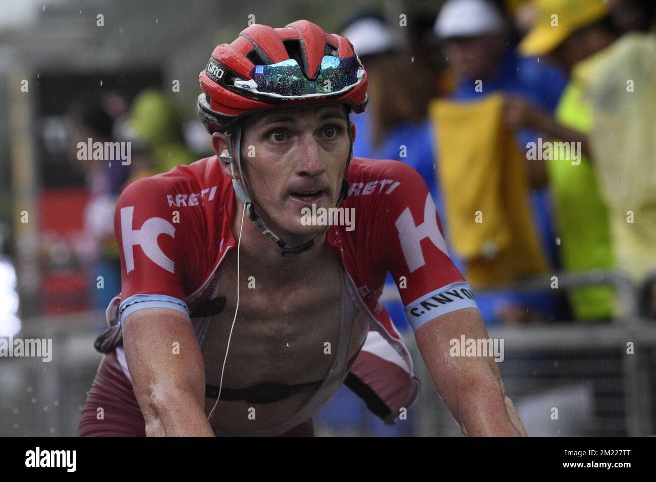 Belgian Jurgen Van den Broek of Team Katusha pictured during his ...