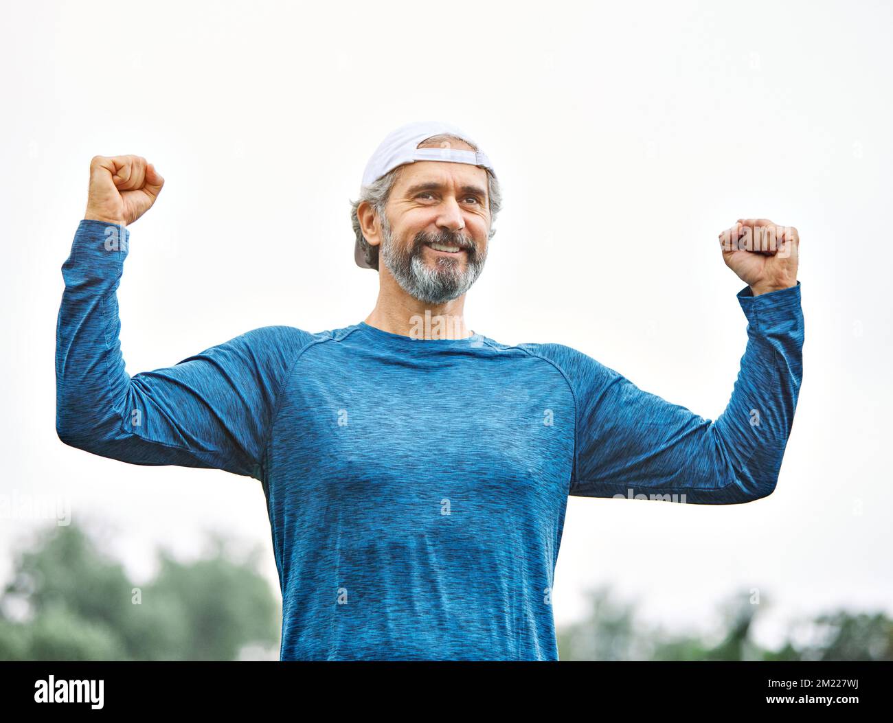 senior man running exercising sport fitness active fit Stock Photo - Alamy