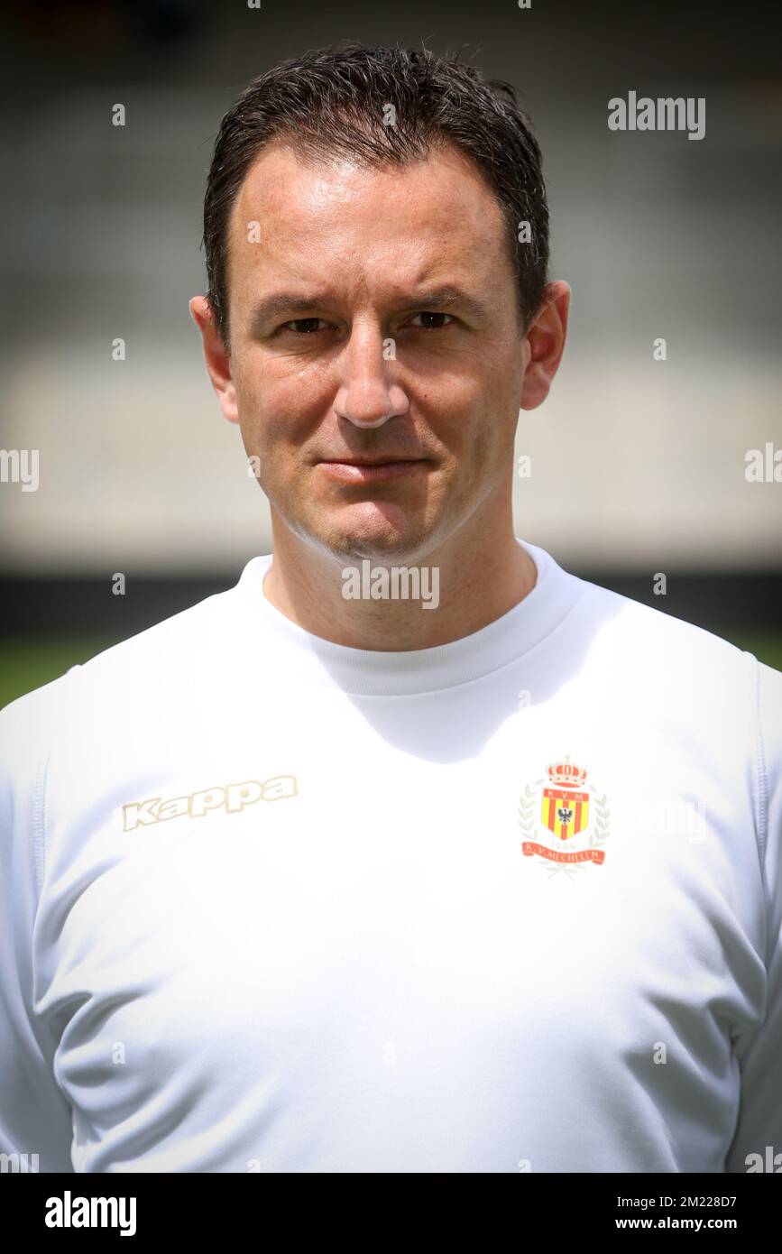 Mechelen's head coach Serbian Aleksandar Jankovic poses for the ...