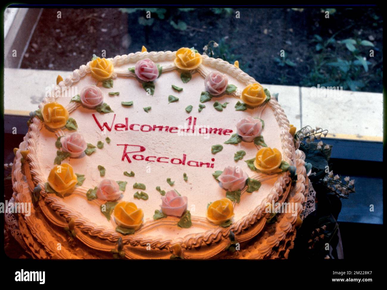 Cake decorated 'Welcome Home Roccolani' , Cakes. Edmund L. Mitchell ...