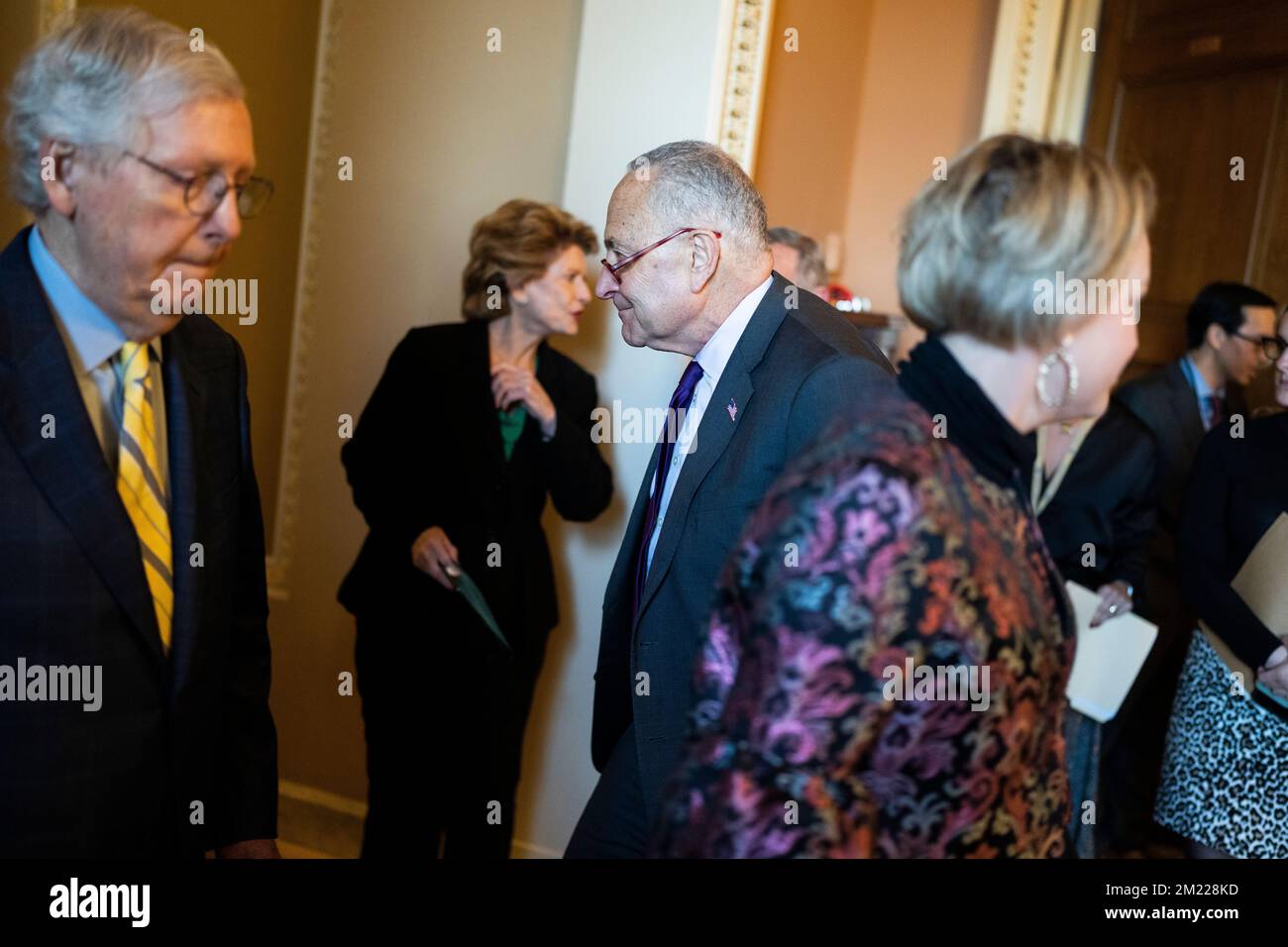 UNITED STATES - DECEMBER 13: Senate Majority Leader Charles Schumer, D ...