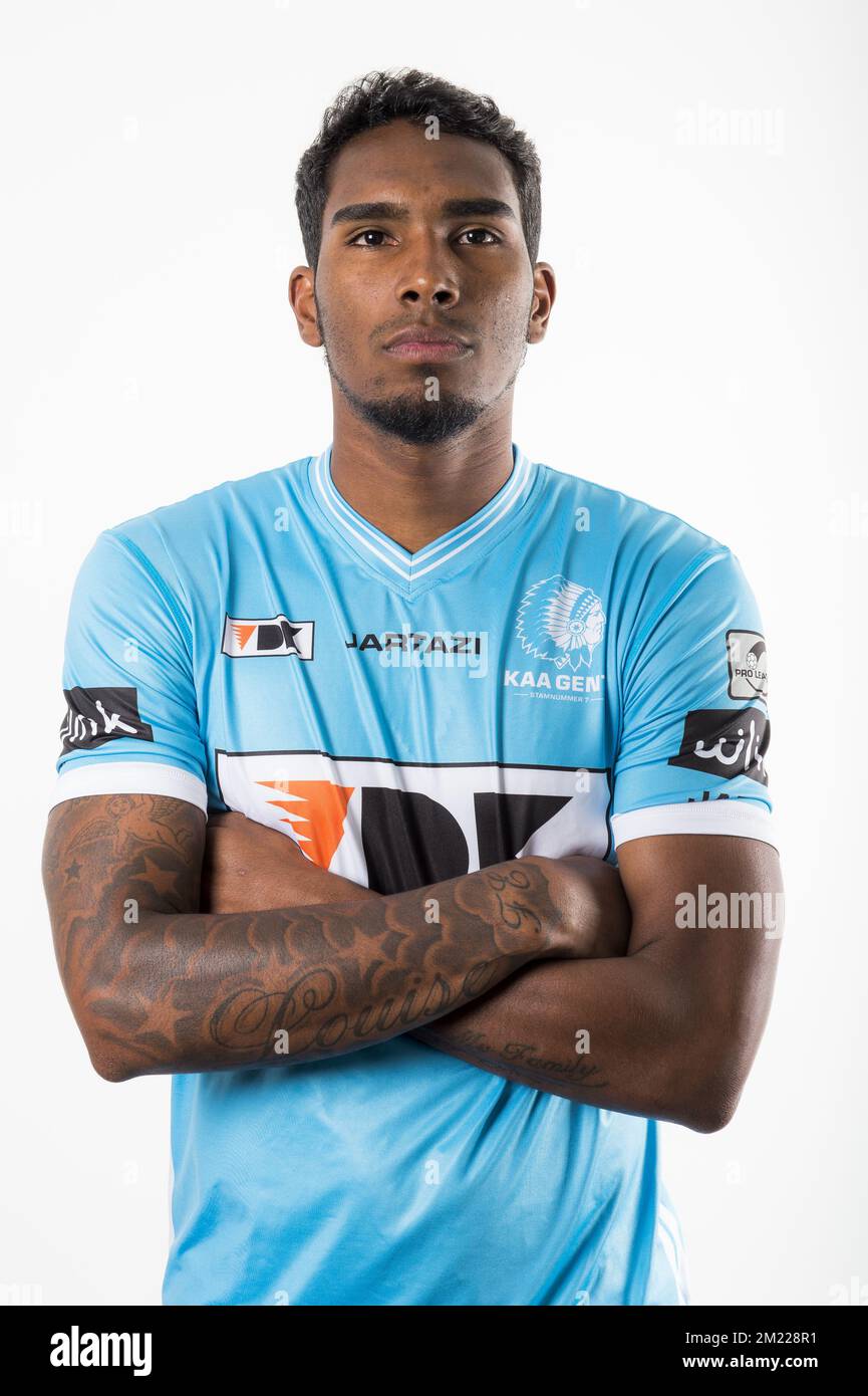 Gent's Renato Neto poses for the photographer during the 2016-2017 ...