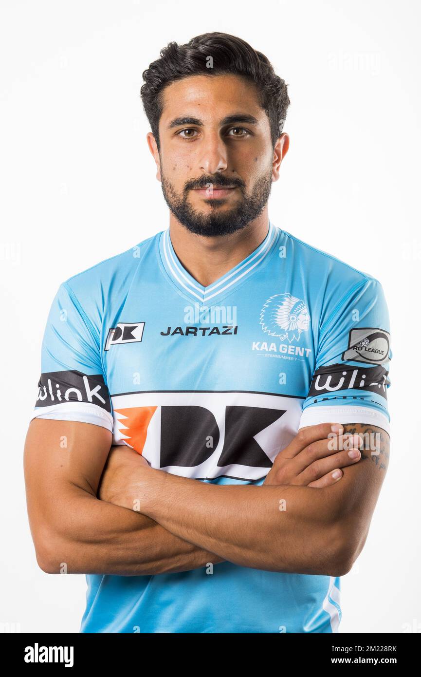 Gent's Kenneth Saief poses for the photographer during the 2016-2017 ...