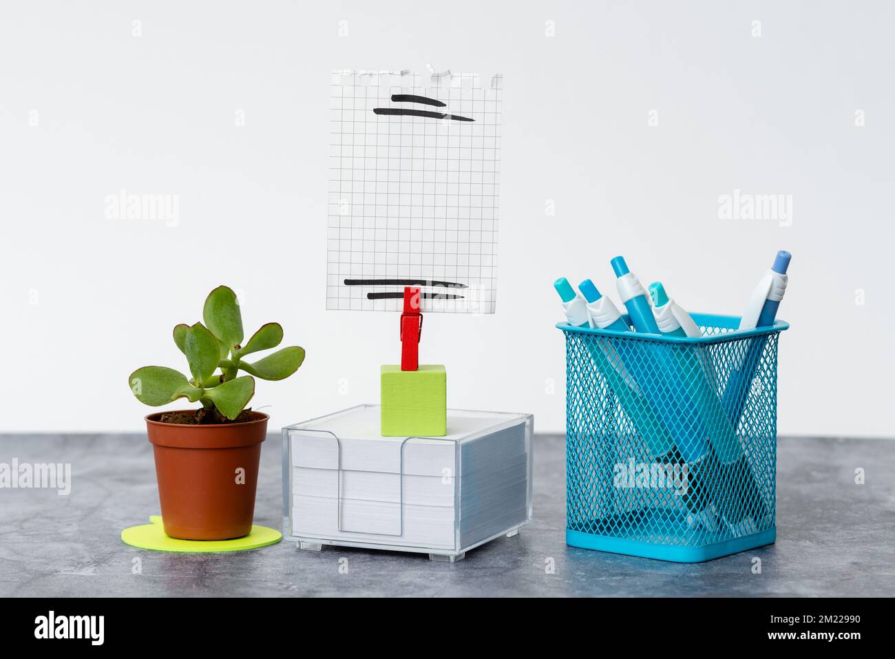 Tidy Workspace Setup Writing Desk Tools Equipment Smart Office ...