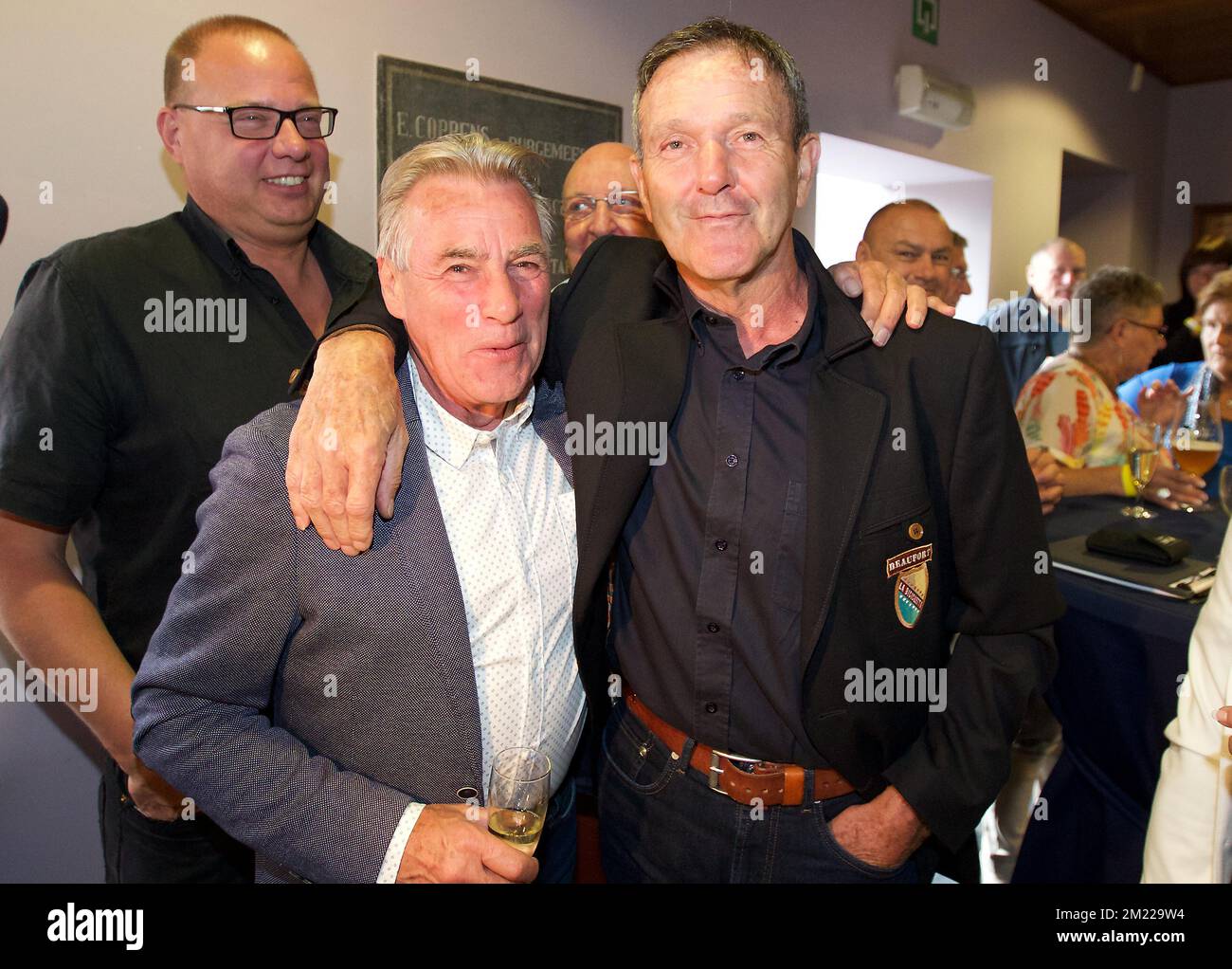 Former Belgian cyclist Lucien Van Impe and Former Belgian cyclist Roger ...