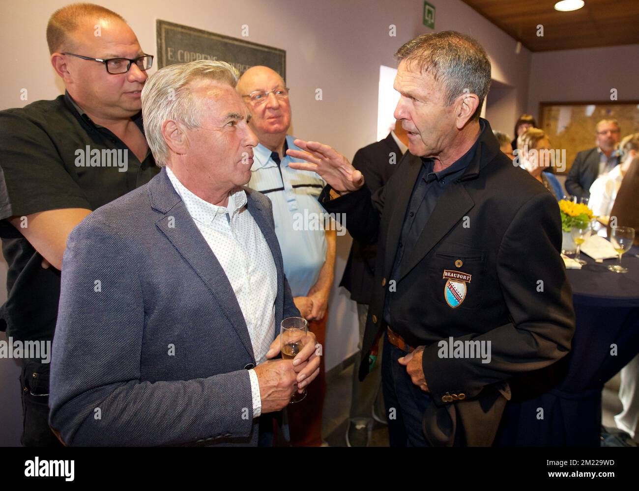 Former Belgian cyclist Lucien Van Impe and Former Belgian cyclist Roger ...