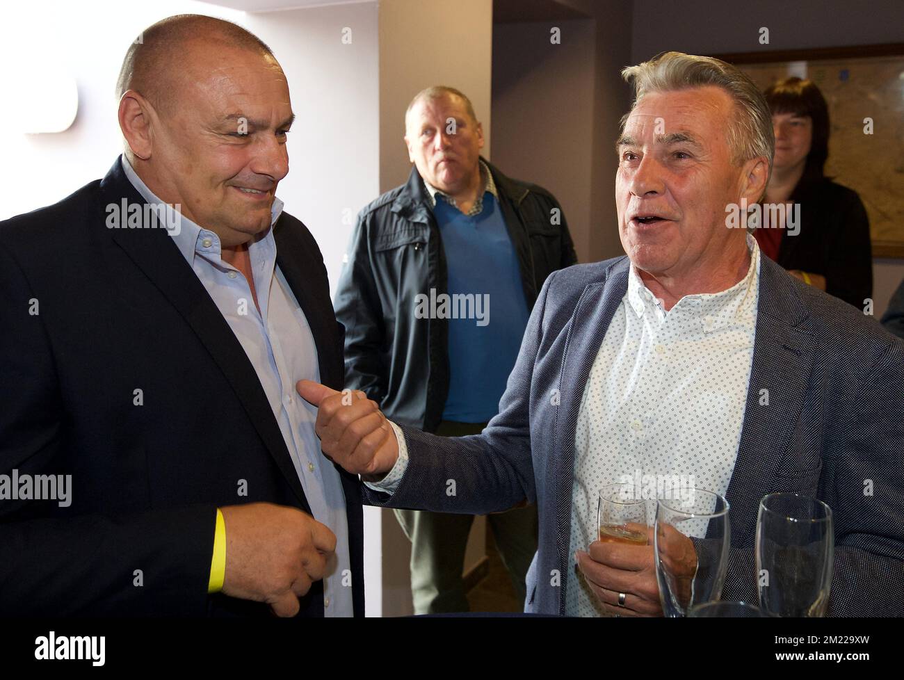 Former Belgian cyclist Roland Liboton and Former Belgian cyclist Lucien ...