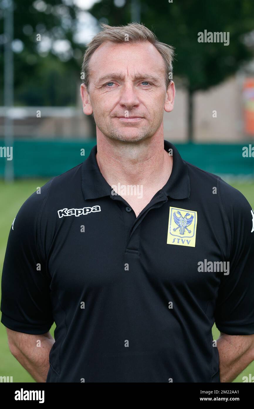 STVV's physical coach Eddie Rob poses for the photographer during the ...