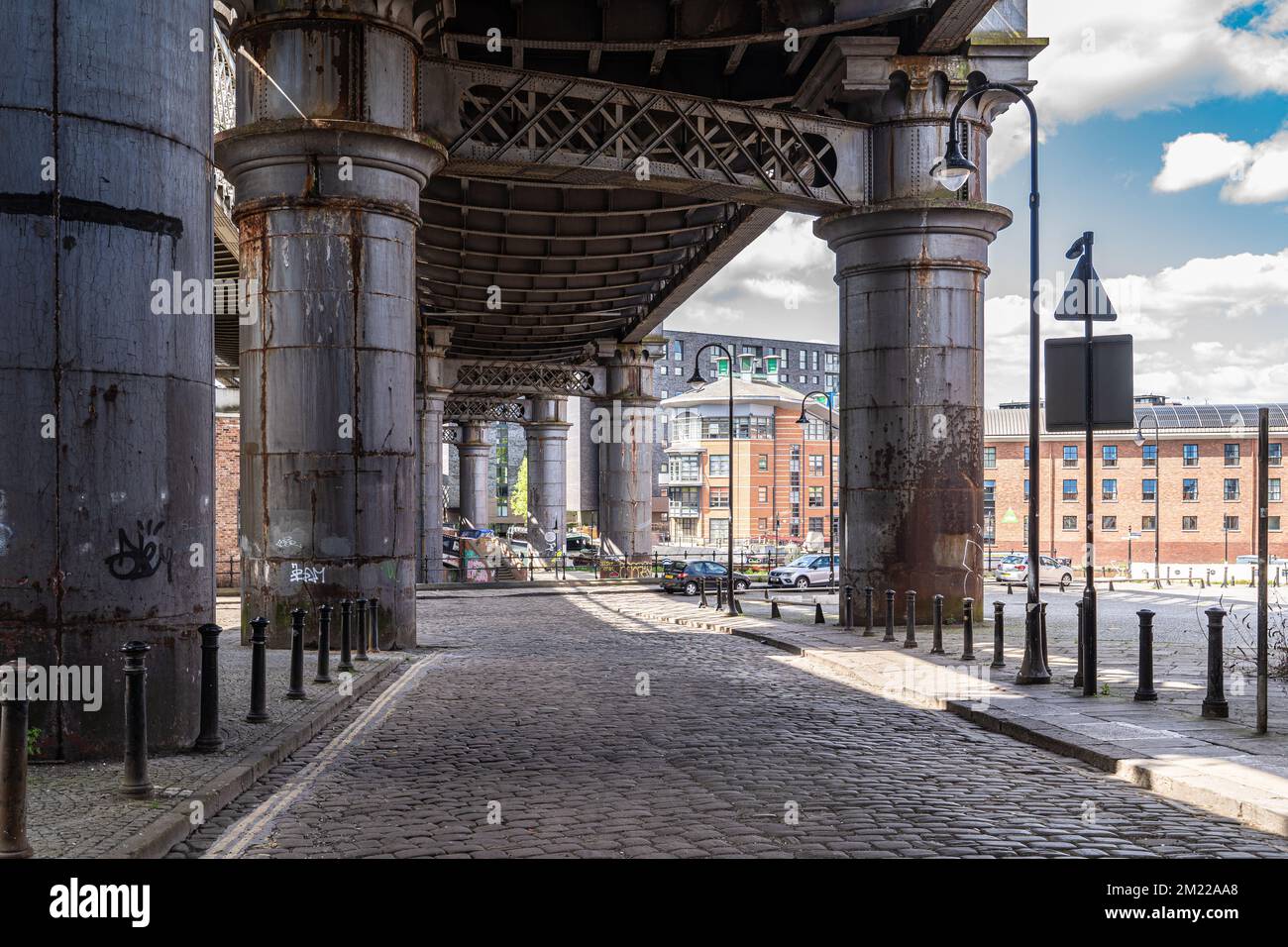 manchester canal basin Stock Photo - Alamy