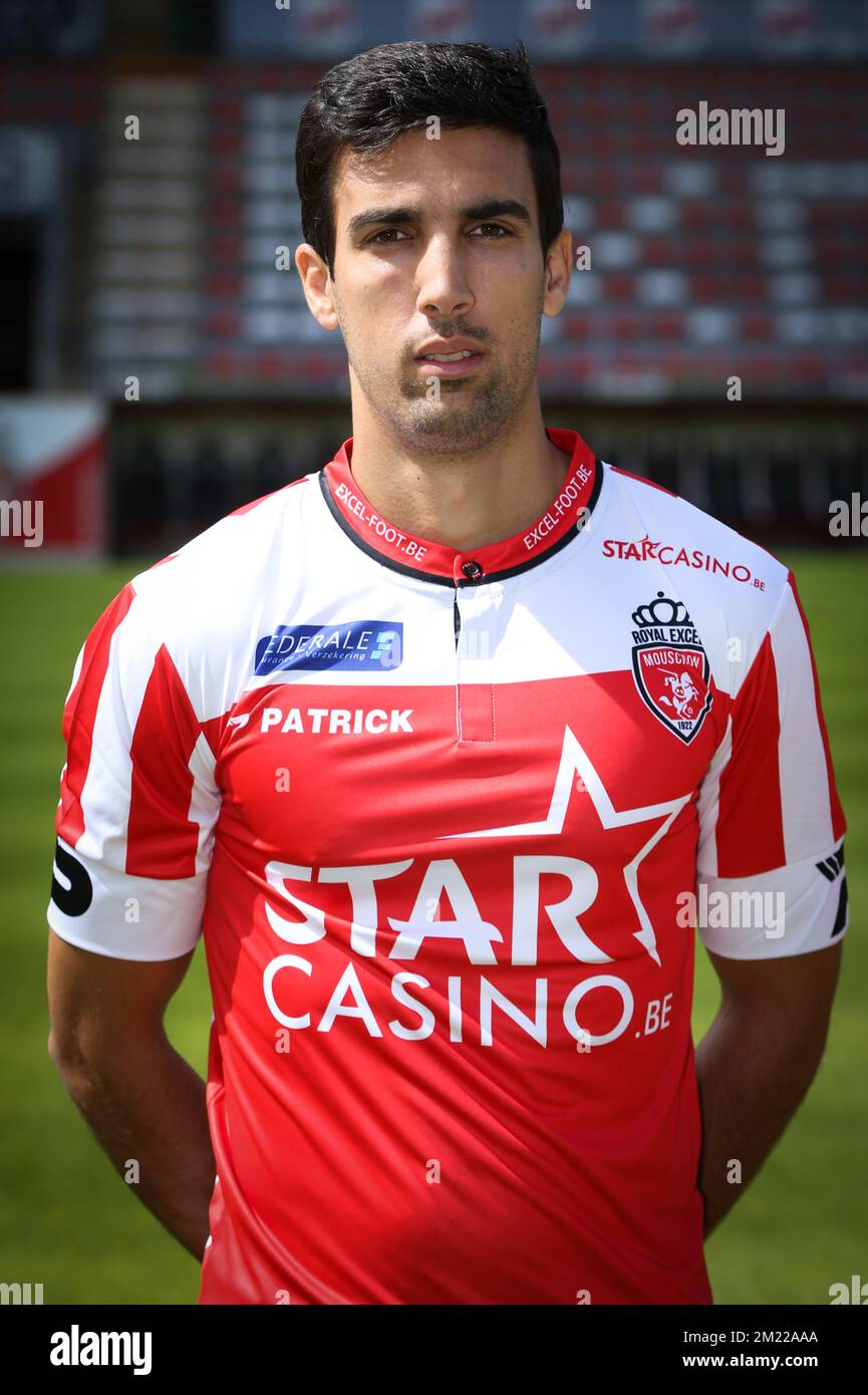 Mouscron's Nikola Gulan poses for the photographer during the 2016-2017 ...