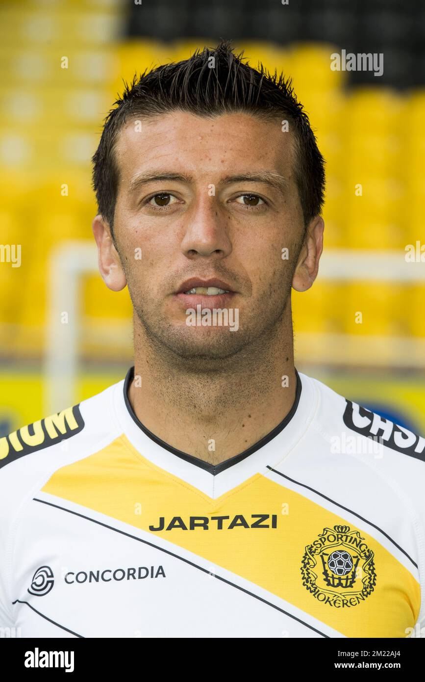 Lokeren's Marko Miric poses for the photographer during the 2016-2017 ...