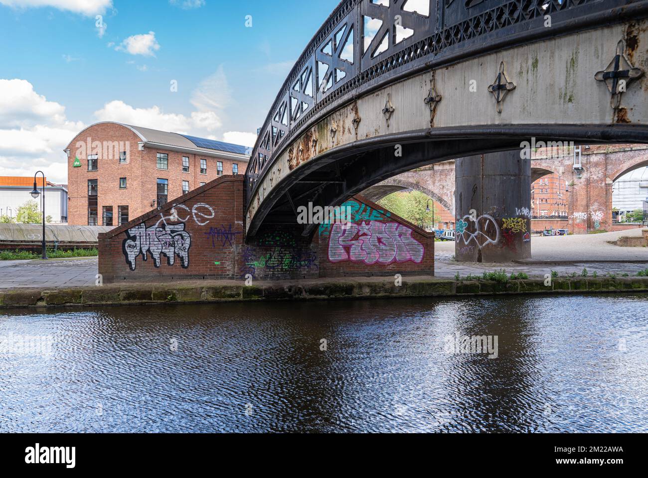 manchester canal basin Stock Photo - Alamy